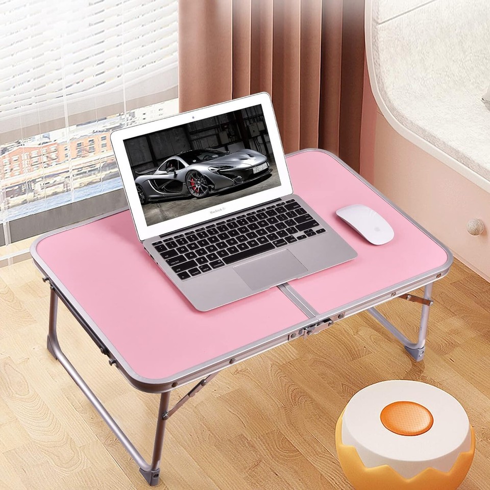 Foldable Laptop Bed Table Portable Mini Lap Desk Study Picnic Space ...
