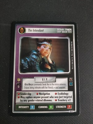 The Intendant - Star Trek ccg | eBay