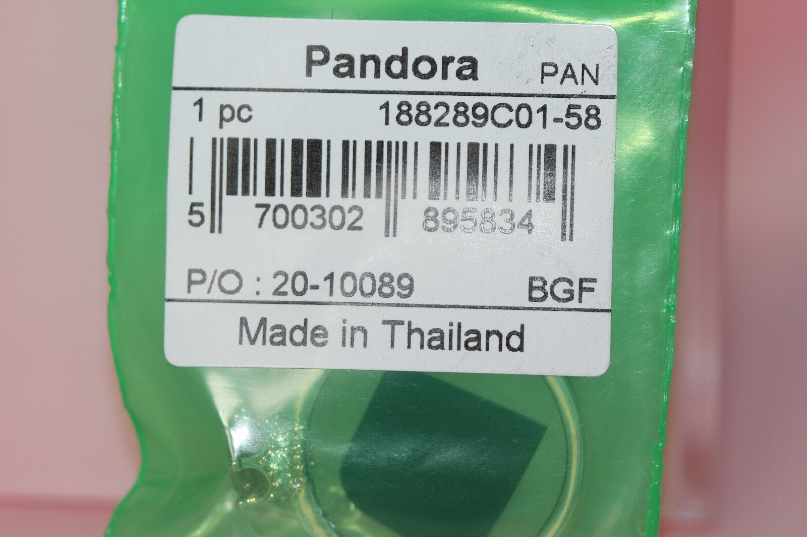 NIB 2020 PANDORA ROSE™ PINK SPARKLING CROWN RING 188289C01 BOX BAGTAG ...