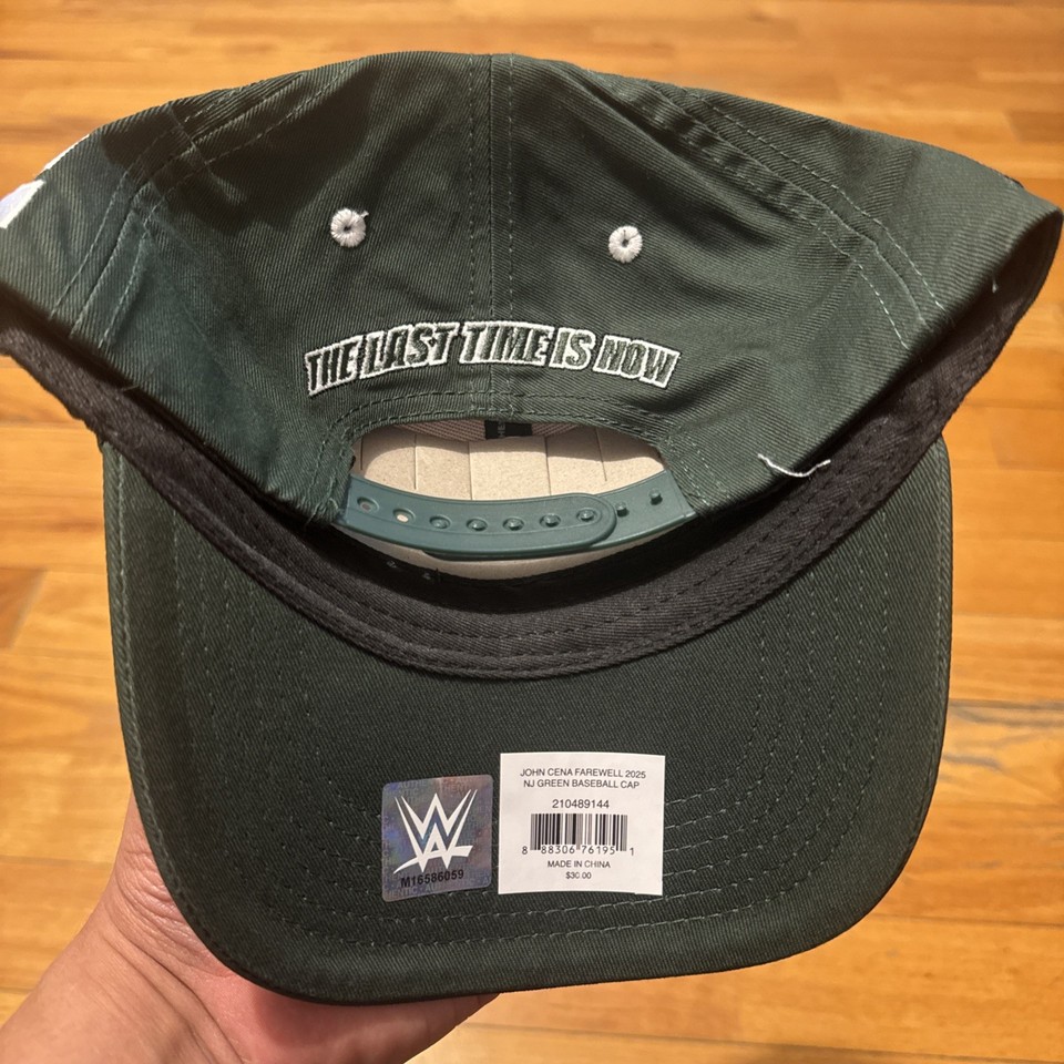 WWE Authentic John Cena Summerslam Newark New York Jets Hat 2025 ...
