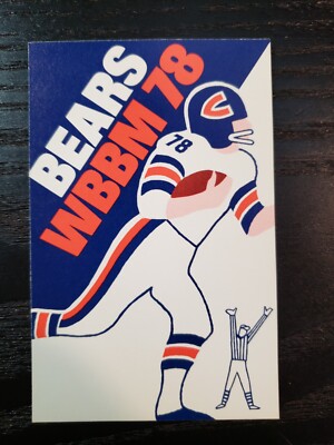 1984 Chicago Bears Football Pocket Schedule | eBay