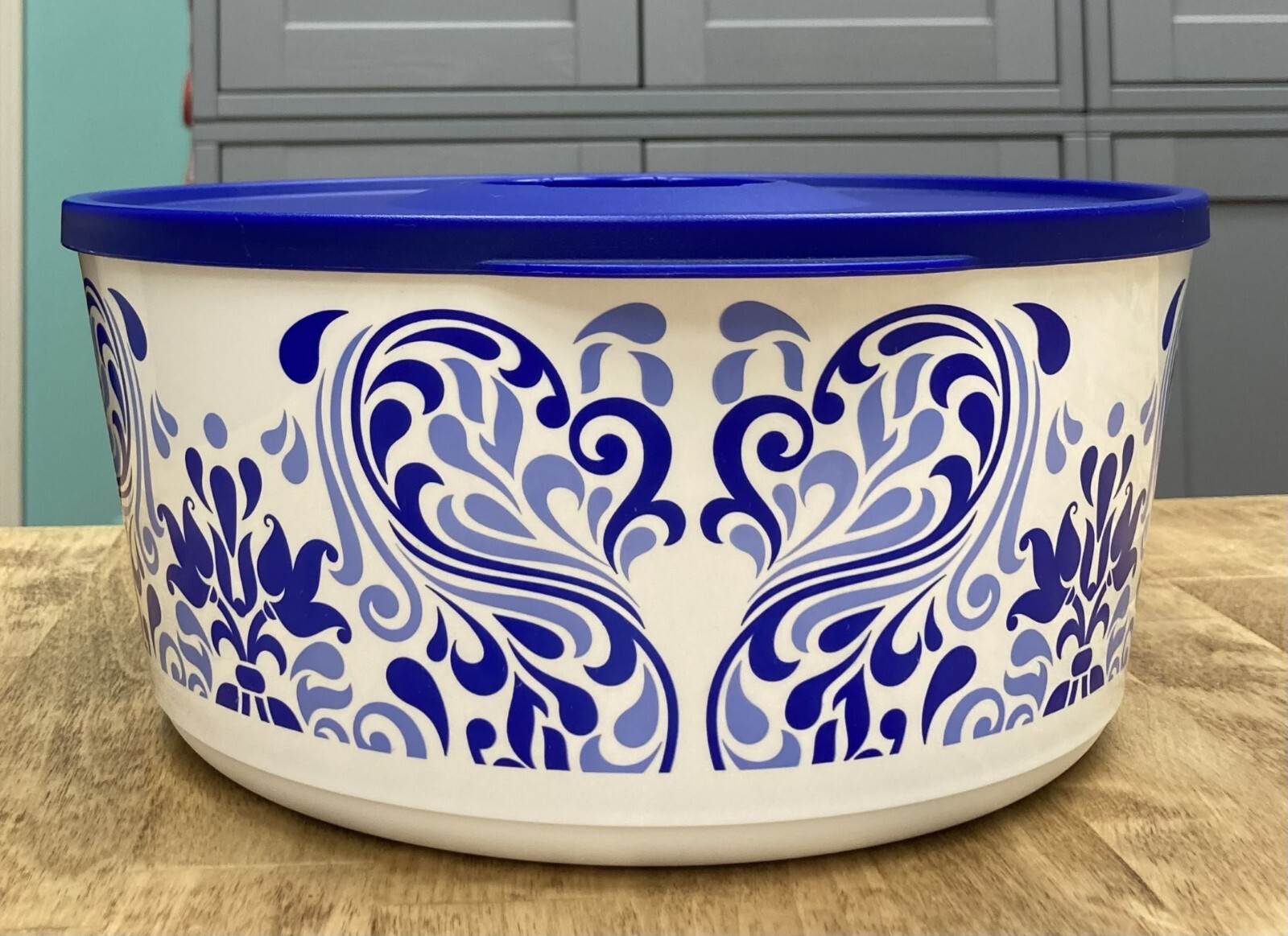 Tupperware Blue Click & Lock Together Serving Bowls-NEW-SHIPPING ...