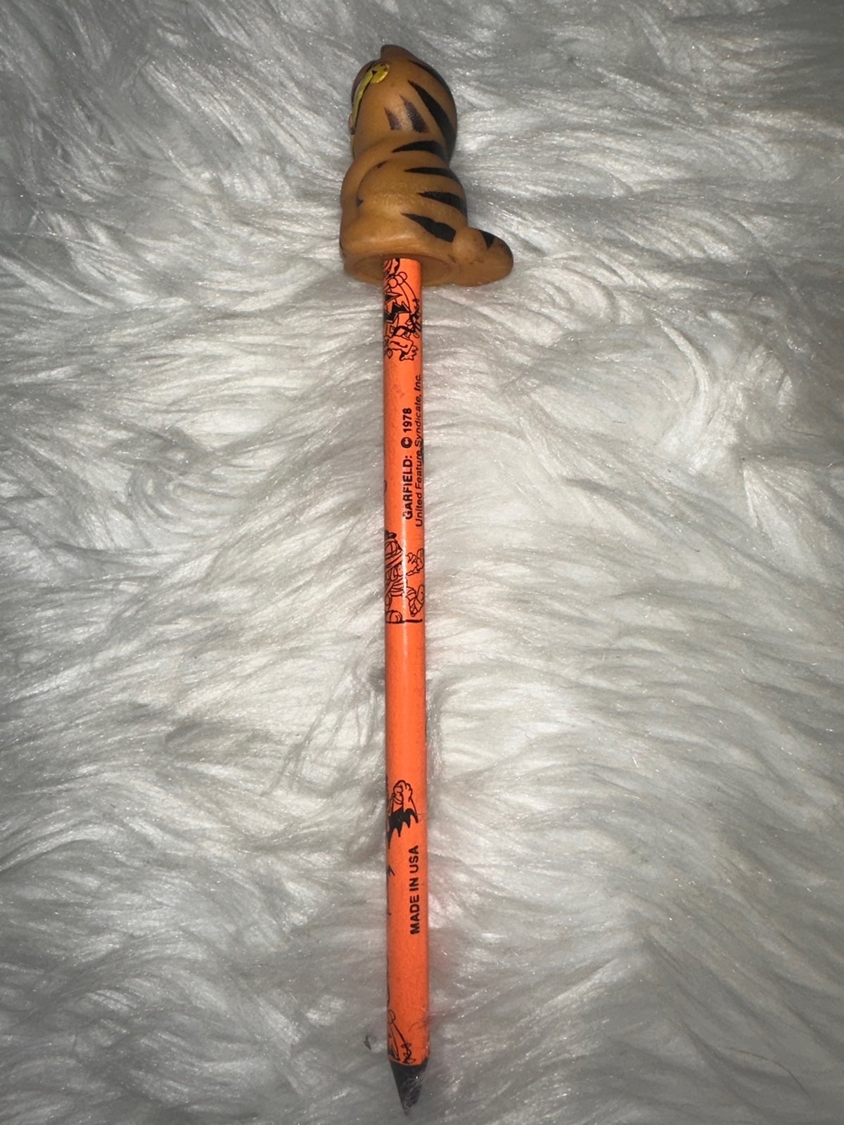 Vintage Garfield Pencil & Pencil Topper 1978 | eBay