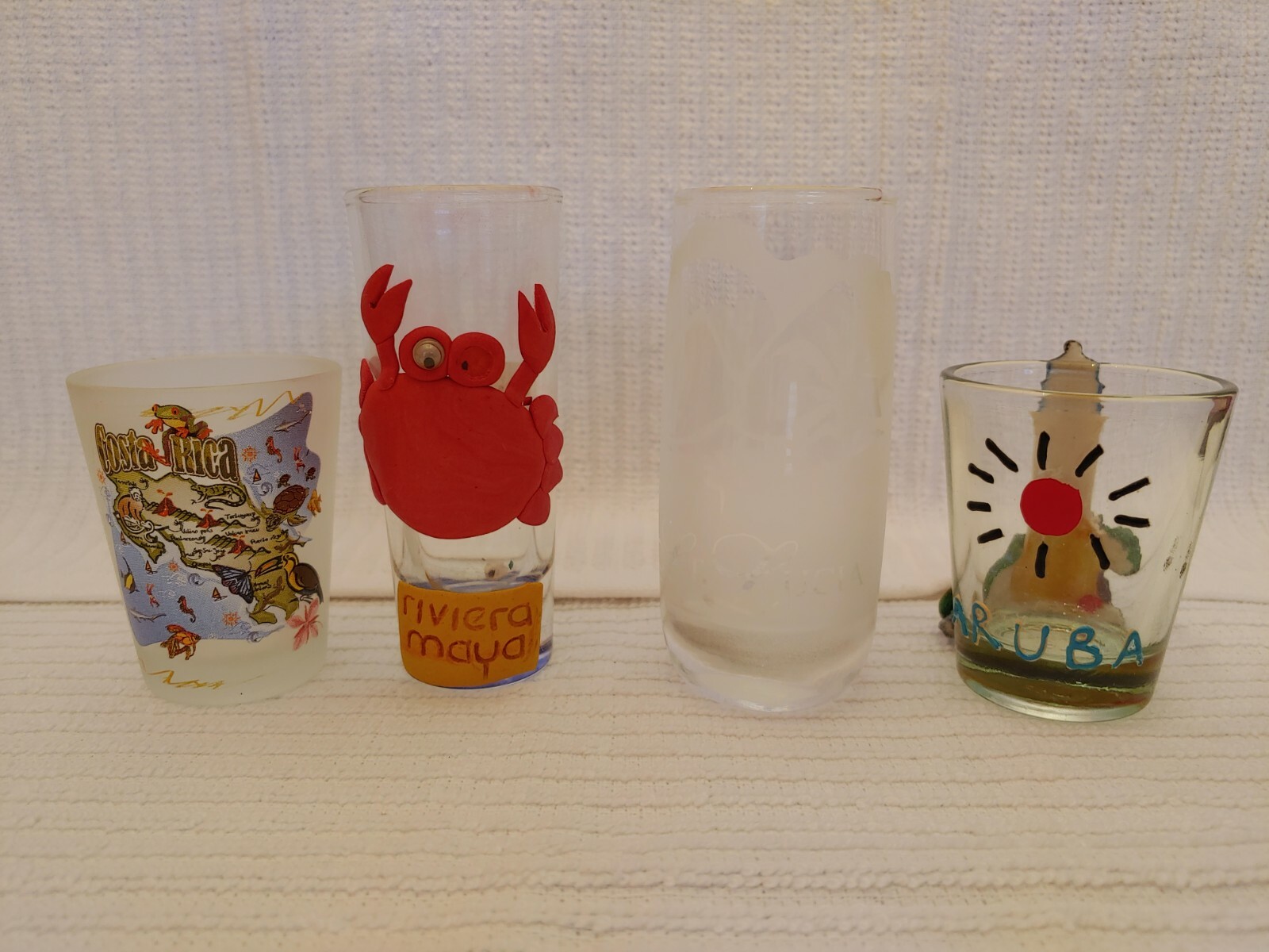 4 Different Country Shot Glasses | eBay