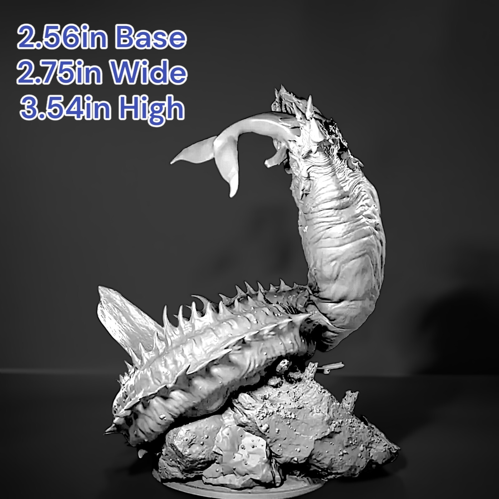 Sea Serpent Jormungandr Miniature DnD RPG Pathfinder Tabletop 3.5in | eBay
