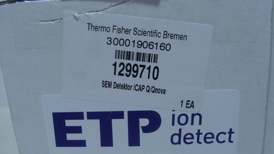ETP Ion Detector Electron Multiplier iCAP Q (1299710) P/N: 14226 | eBay