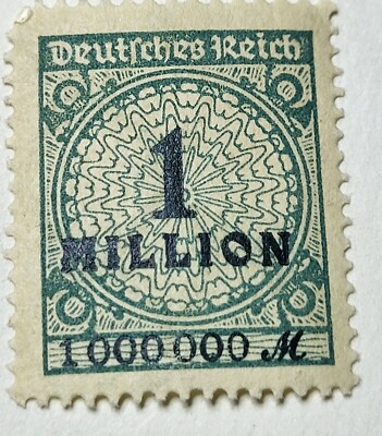 GERMANY INFLATION STAMP " 1 MILLIONEN" [ REF LOT X ) | eBay