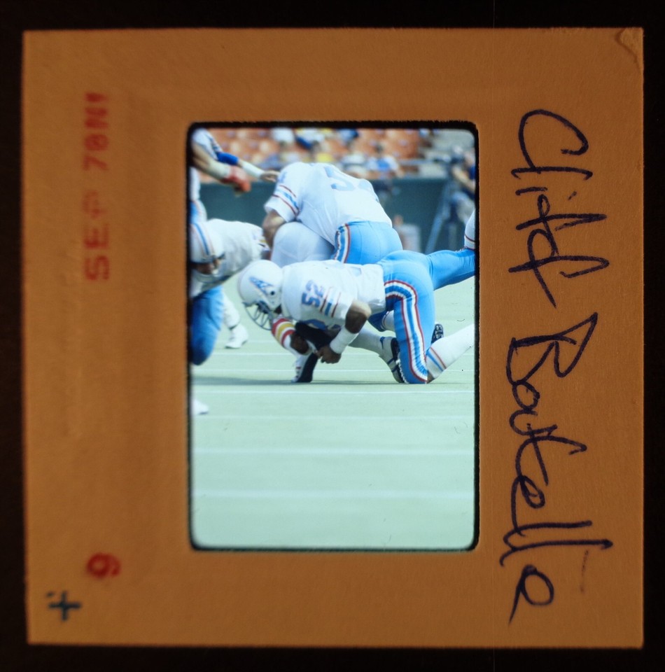 CB1-67 1978 ROBERT BRAZILE HOUSTON OILERS ORIG CLIFTON BOUTELLE 35MM ...