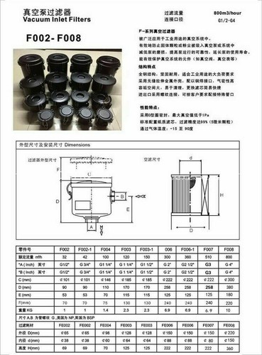 1PC Vacuum pump oil mist separator KF16 KF25 KF40 KF50 quick fitting ...