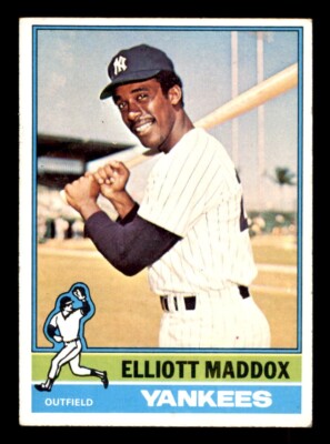1976 Topps Baseball #503 Elliott Maddox EX | eBay