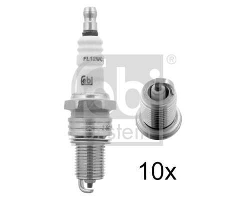 ENGINE SPARK PLUG SET PLUGS FEBI BILSTEIN 13465 8PCS FOR MERCEDES-BENZ ...