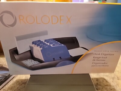 Rolodex -NIB- Desk Organizer Card File With 250 Cards - 67125 | eBay