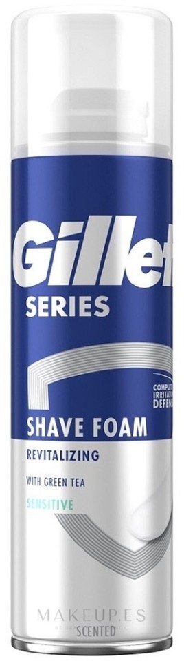 Gillette Series Shave Gel Sensitive Revitalizing Green Tea 7oz (Pack of ...
