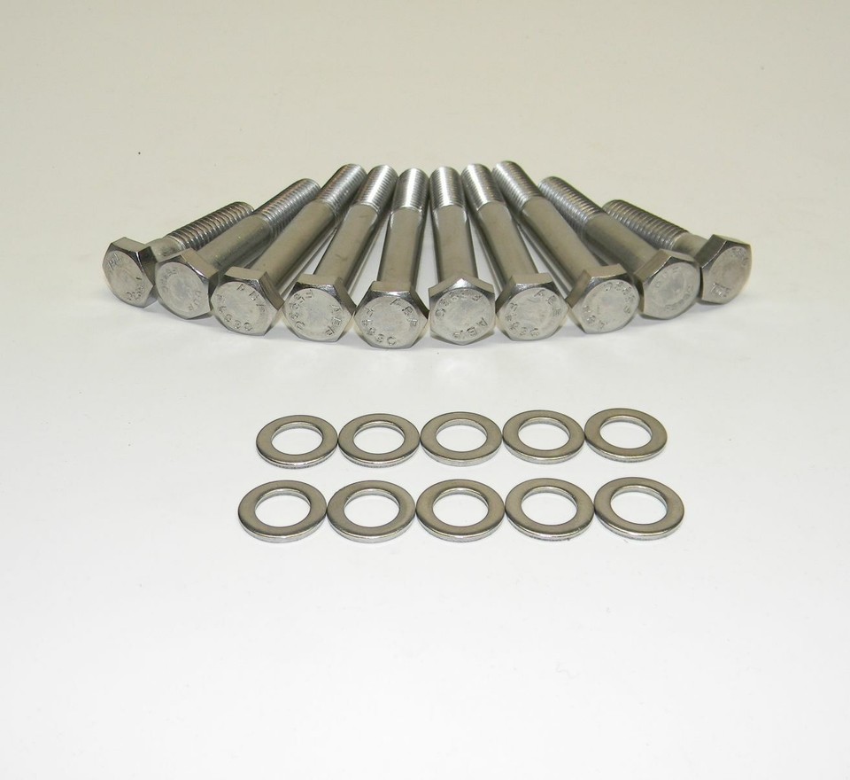 Ford FE 390 - 428 Blue Thunder Intake Manifold Bolts Stainless Steel ...