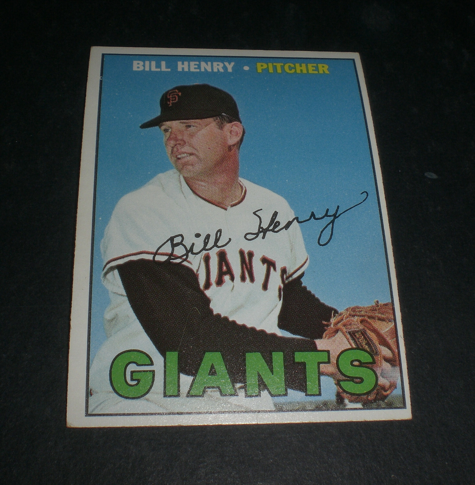 1967 BILL HENRY TOPPS BASEBALL CARD #579 | eBay