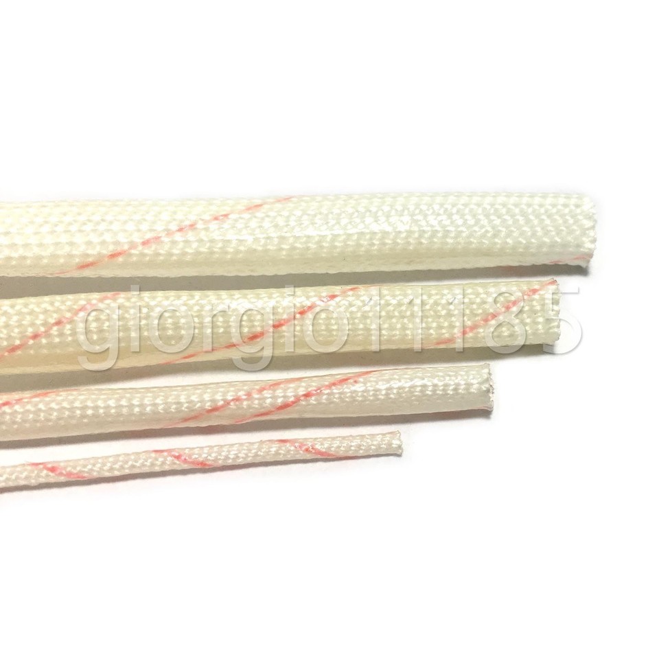 US Stock 1mm Electrical Wire PVC Fiberglass Insulation Sleeving Pipe 16 ...