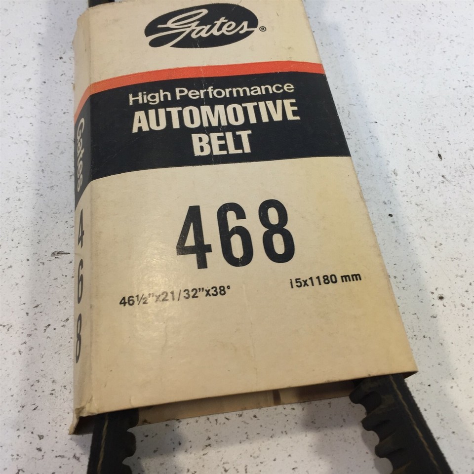 Gates 468 Green Stripe Notched V Belt TR22461 86200468 - Made In USA | eBay