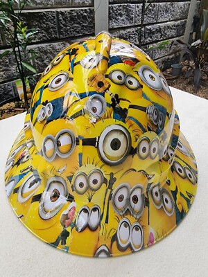 Custom Hydrographic Safety Hard Hat helmet safety equipment PPE Minions ...