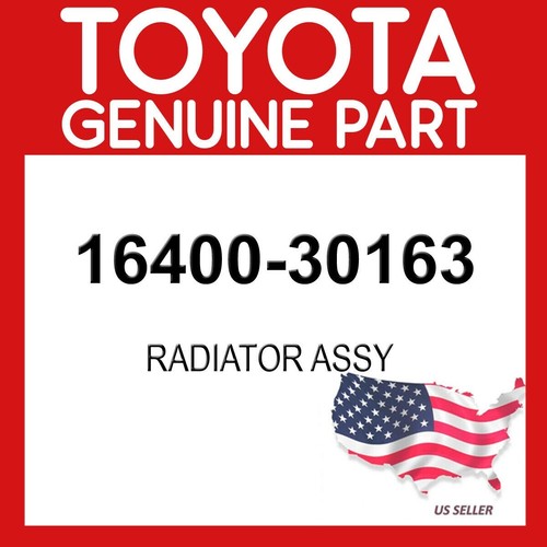 TOYOTA GENUINE OEM 16400-30163 RADIATOR ASSY 1640030163 | eBay