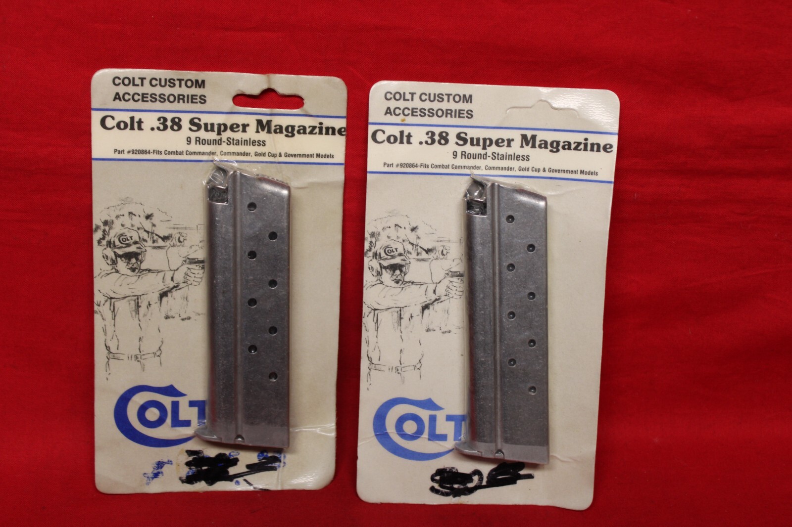 Colt SP574481 1911 GOV .38 Super Stainless Steel 9 Round Magazines for ...