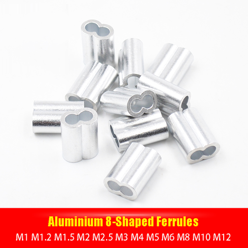 1mm-12mm Aluminium 8-Shaped Ferrules Wire Rope Stainless Rigging ...