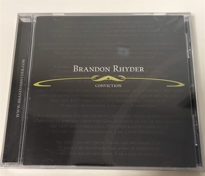 Brandon Rhyder - Conviction CD Album Music *NEW* | eBay