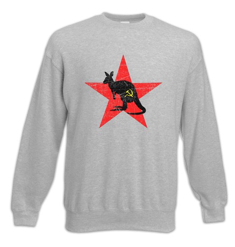 Soviet Kangaroo Sweatshirt Pullover Socialism Communism Socialist Fun ...