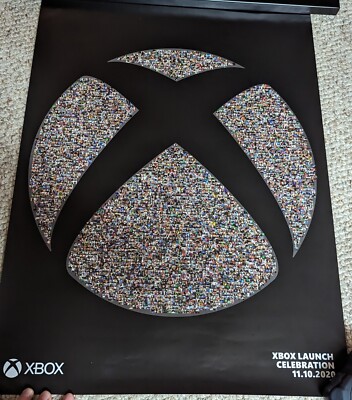 Limited Edition Xbox Celebration Launch Poster 11/10/2020 | eBay