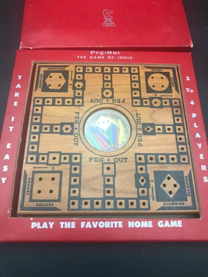 Vintage No. 556 Peg-Out Game from Drueke in Factory Box The Game of ...