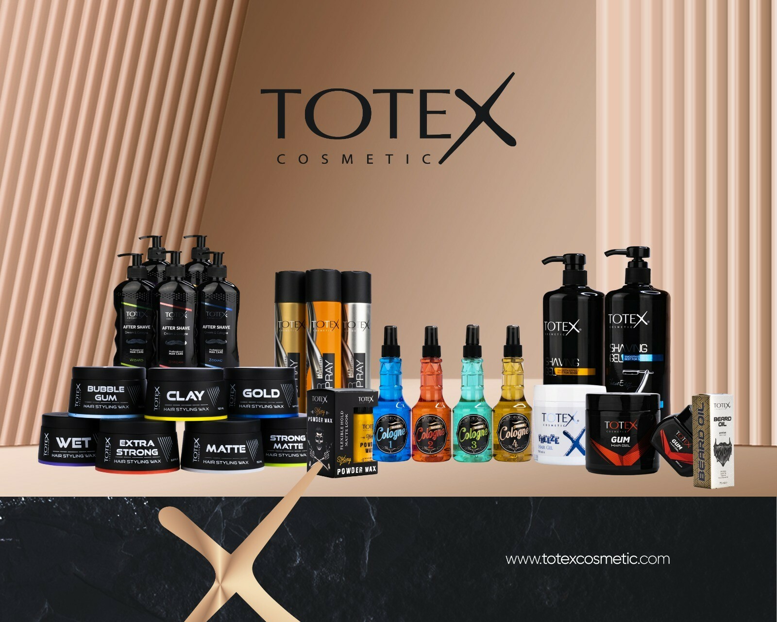 TOTEX HAIR STYLING WAX STRONG MATTE FORMULA 150ML MEN & WOMAN (3 PCS ...