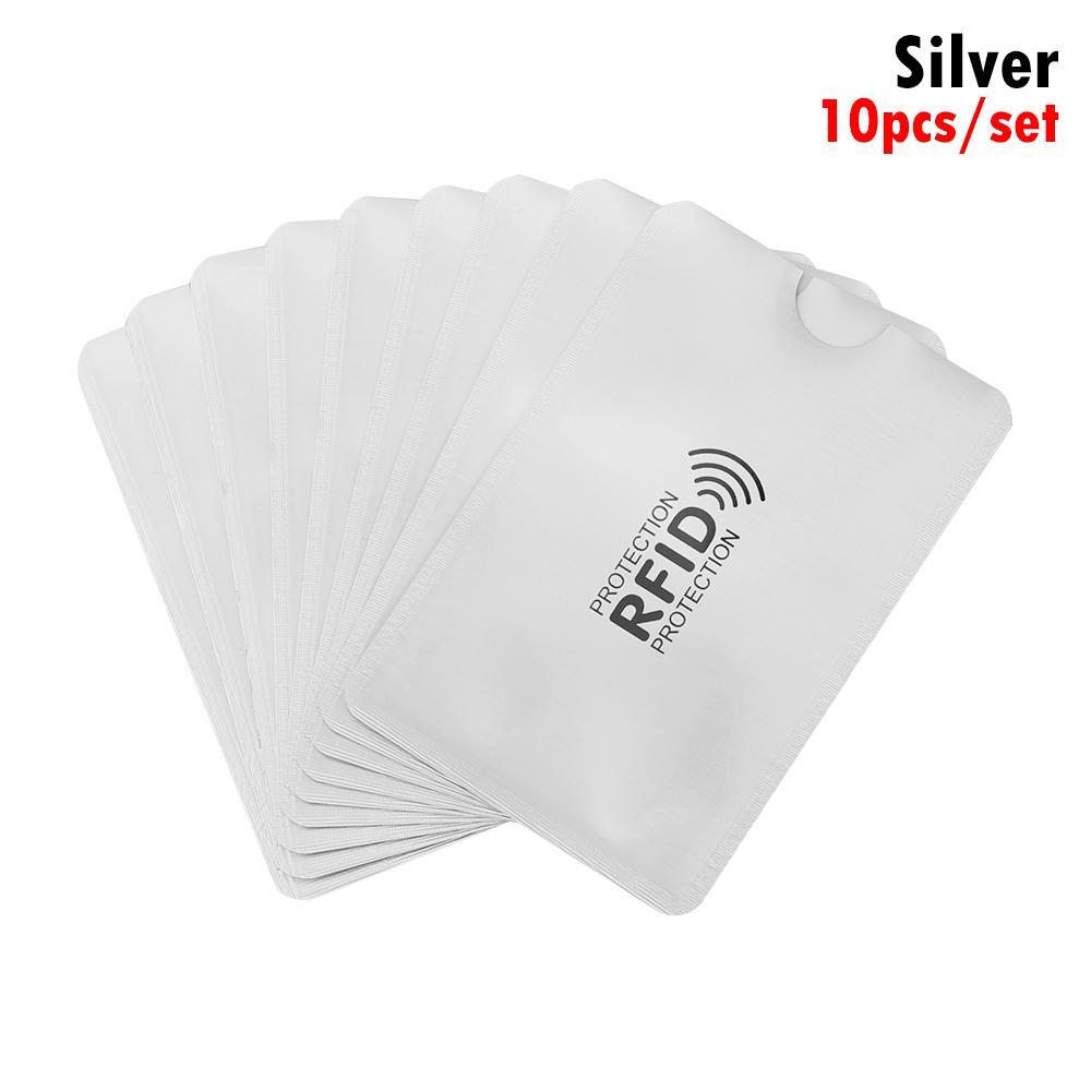 Aluminium Anti Rfid Wallet Card Holder Card Protector Sleeve ID Bank ...