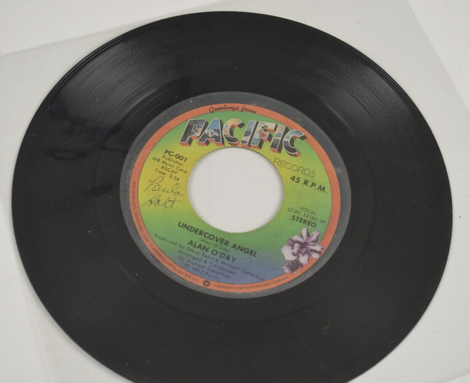 Alan O'Day Undercover Angle 45 RPM Record Side B Just You 1977 | eBay