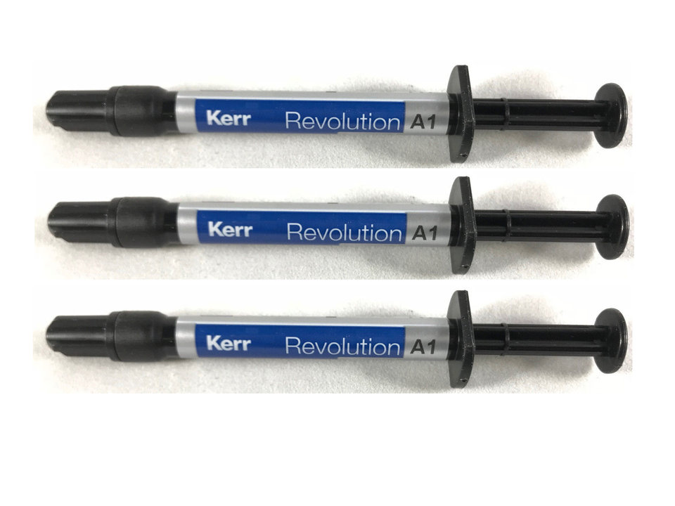 Kerr REVOLUTION 2 Flowable Light Cure Composite 1g Syringe + Tips ALL ...
