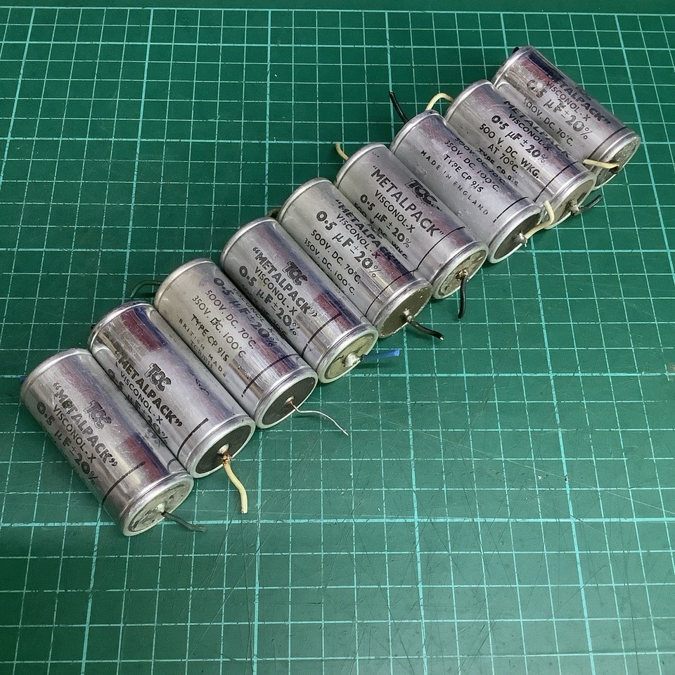 TCC 0.5uF 500v METALPACK TYPE CAPACITOR - 1 Piece | eBay