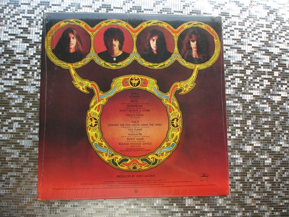 Thin Lizzy ~ Johnny The Fox ~ Vintage Shrinkwrapped LP Mercury SRM-1 ...