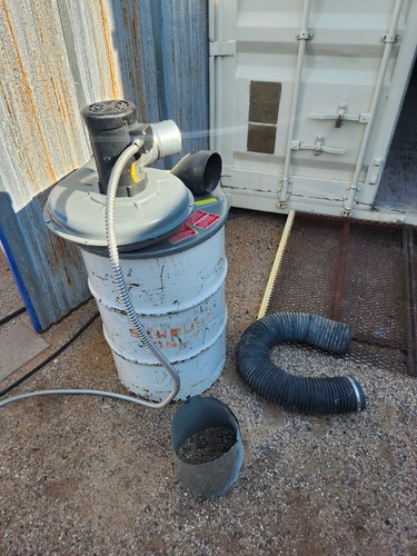 BALDOR THREE PHASE INDUSTRIAL DUST COLLECTOR WITH CINCINNATI DUST ...