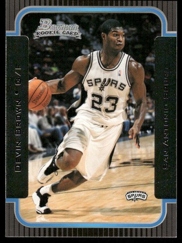 Devin Brown San Antonio Spurs #124 2003-04 Bowman Gold Basketball | eBay