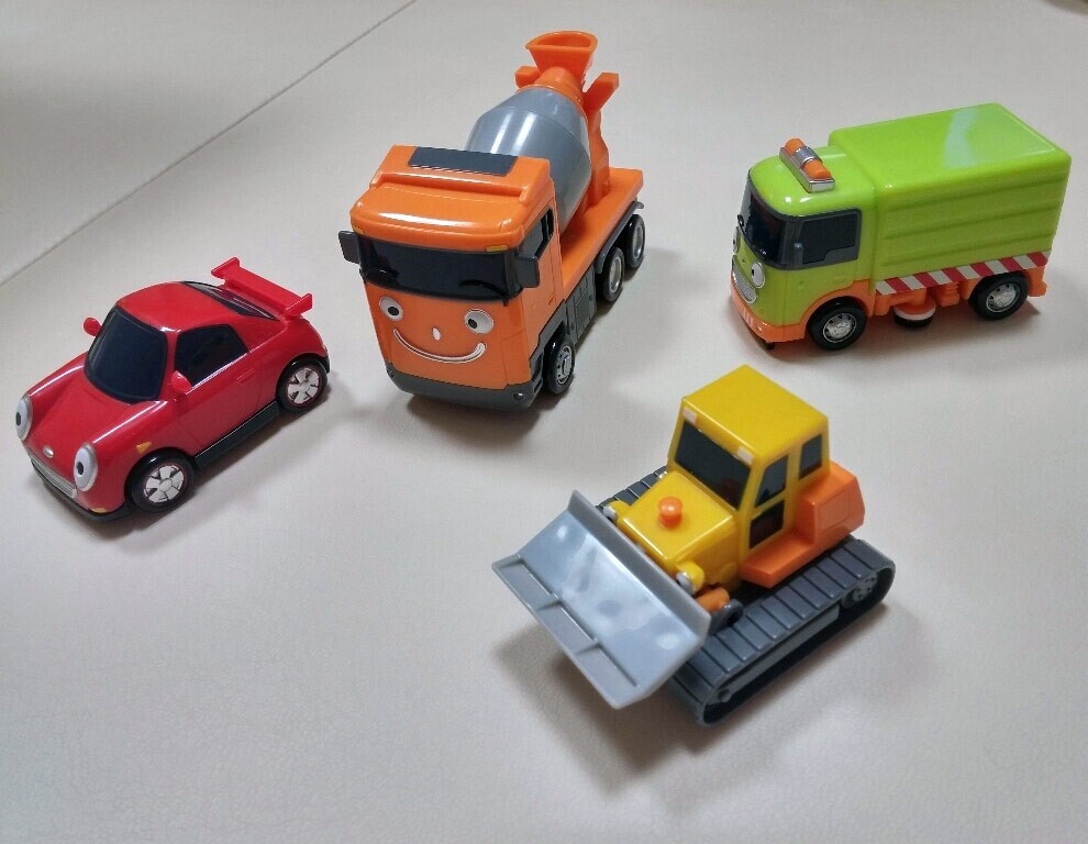 Little Bus Tayo Friends Special Mini 4 Pcs No.3 Toy Set Ruby Chris ...