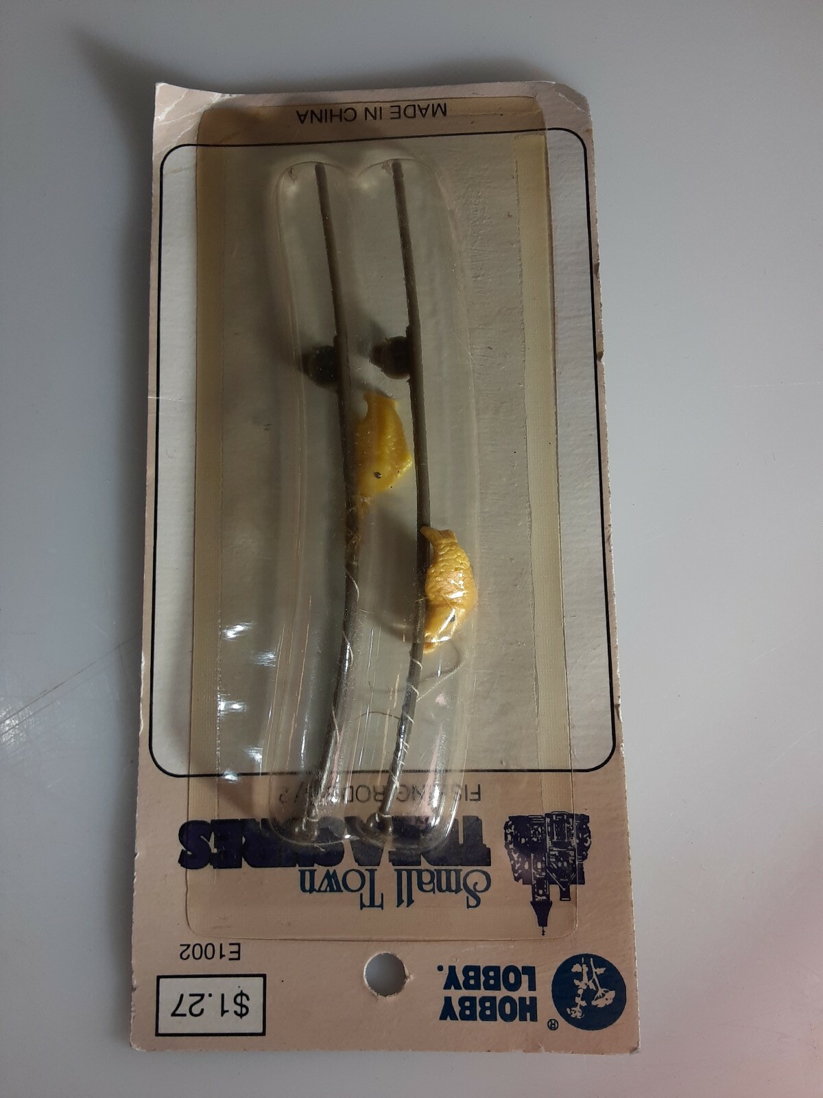 Hobby Lobby Small Town Treasures Dollhouse Miniature Fishing Rods S/2 # ...