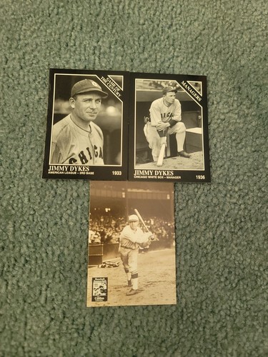 Jimmy Dykes Baseball Card Mixed Lot of approx 3 Cards | eBay