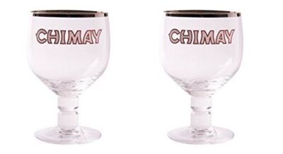 Chimay Belgian Ale Goblet/Chalice Beer Glasses 0.25L (Pack of 2) | eBay