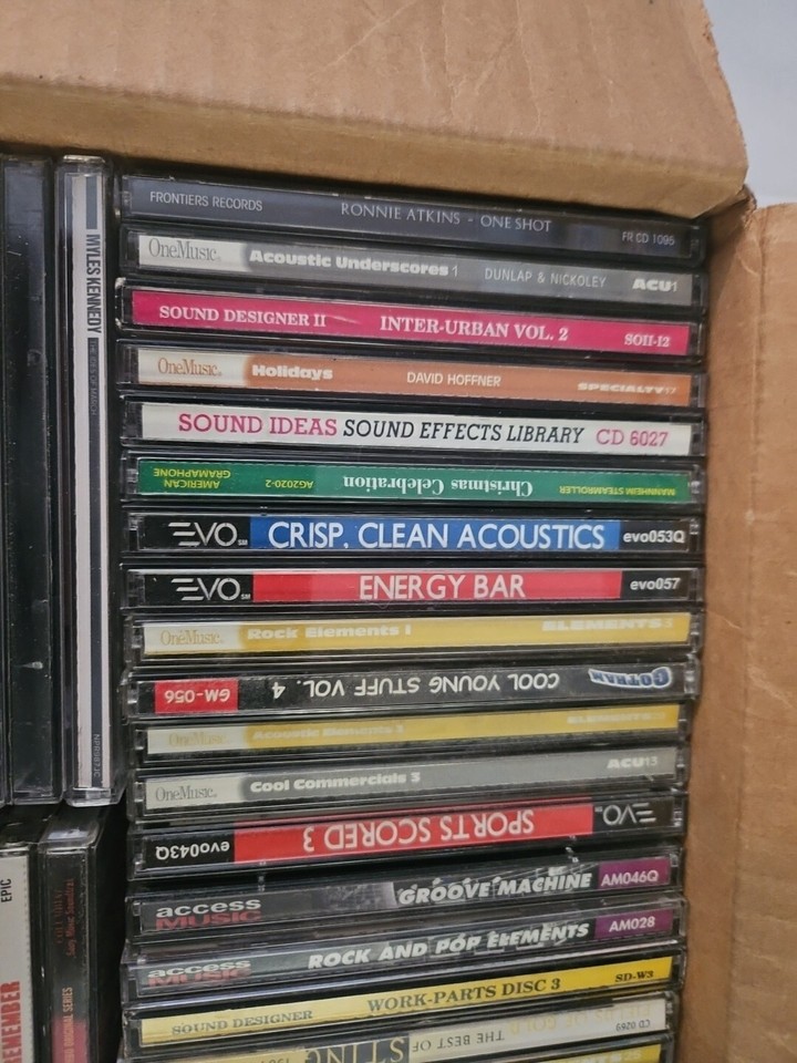 Lot Of 37 Music Cds Vintage Collection From Collector, Rock + More, Tr1 ...