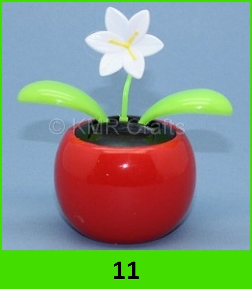 Solar Dancing Toys Flip Flap Flowers Bugs Animals Bobble Toy Solar ...