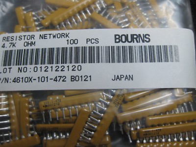 10x 4610X-101-472 4K7 2% Resistor Networks & Arrays 10pins 4.7Komhs | eBay