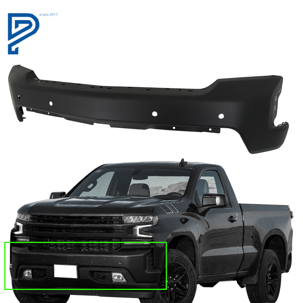 Front Bumper Face Bar For 2019 2020 2021 Chevy Silverado 1500 84588806 ...