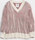 Aerie Women's Red Beyond Chenille V-Neck Sweater, XXS | eBay