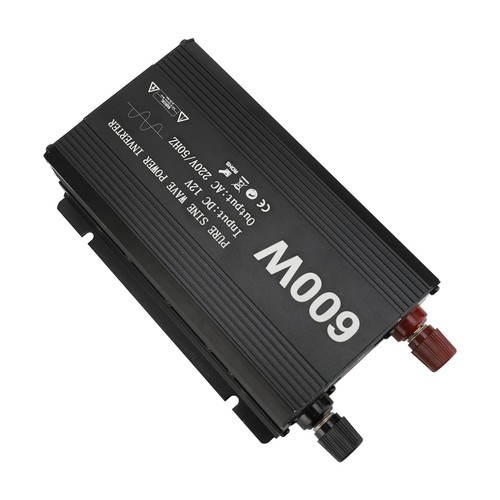 600W Car Power Inverter Pure Sine Output For Electronics Aluminum Alloy ...