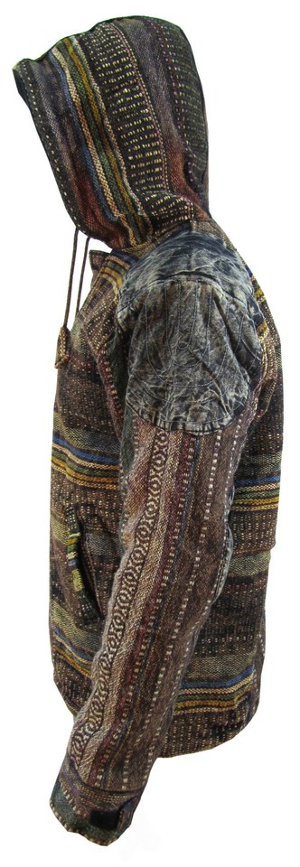 Half Gheri Cotton Hippy Bohemian Retro Button Jumper Coat Jacket ...