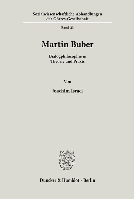 Martin Buber. von Joachim Israel (1995, Taschenbuch) online kaufen | eBay