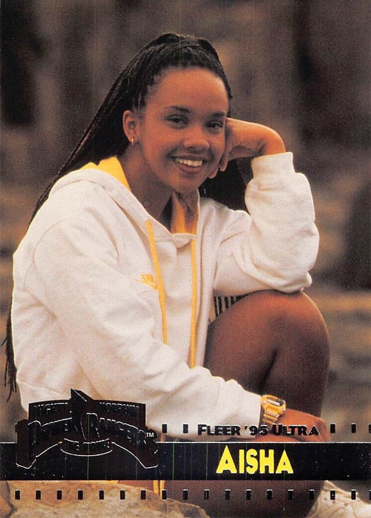 1995 Fleer Ultra Mighty Morphin Power Rangers The Movie AISHA #21 | eBay